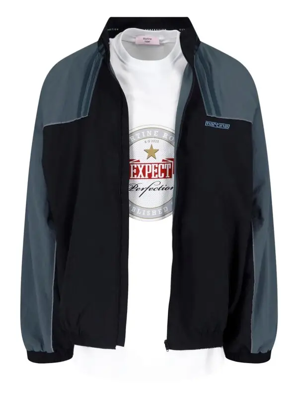 Martine Rose Graphic Layered Track Jacket - Black