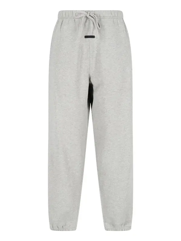 Fear Of God Relaxed Cotton Blend Lounge Trousers - Grey