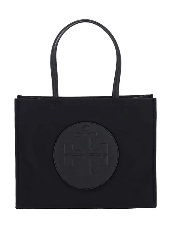 Tory Burch Structured Mini Nylon Shoulder Bag - Black