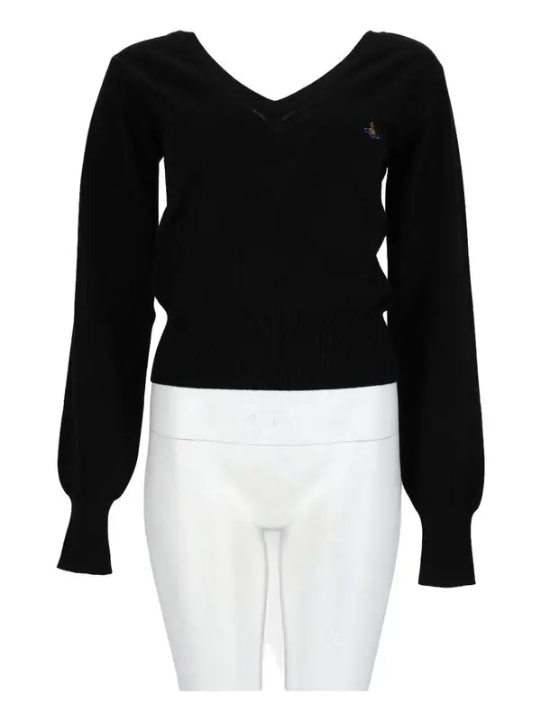 VIVIENNE WESTWOOD Cropped Cardigan Sweater - Black
