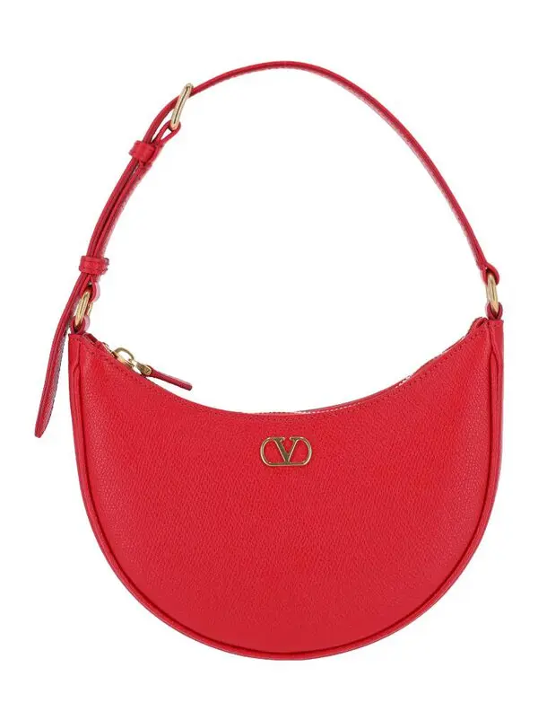 Valentino Garavani Leather Shoulder Bag - Red