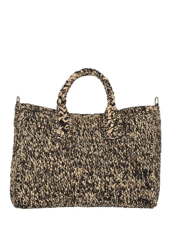 IBELIV Raffia Top Handle Bag - Multicolour