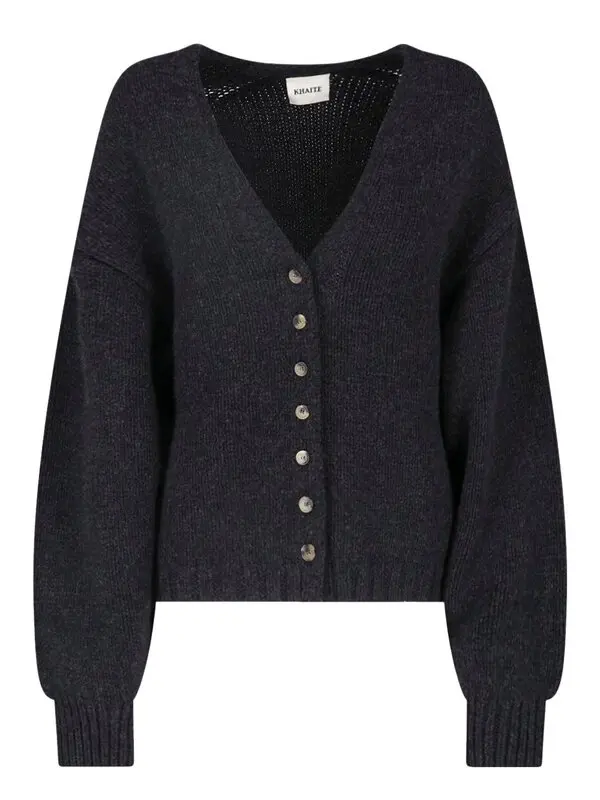 Khaite 100% Cashmere Crewneck Sweater - Grey