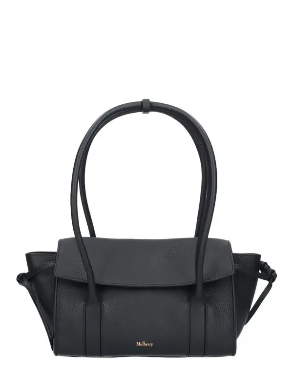Mulberry Structured Top Handle Tote Bag - Black