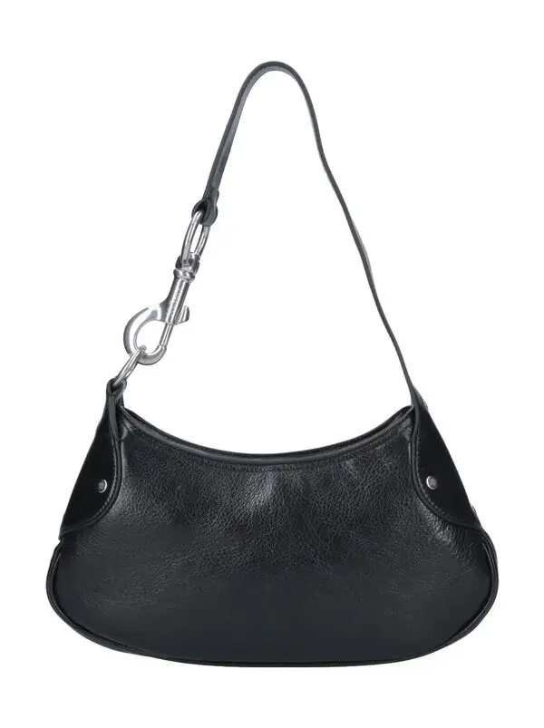 Mulberry Bovine Leather Crossbody Bag - Black
