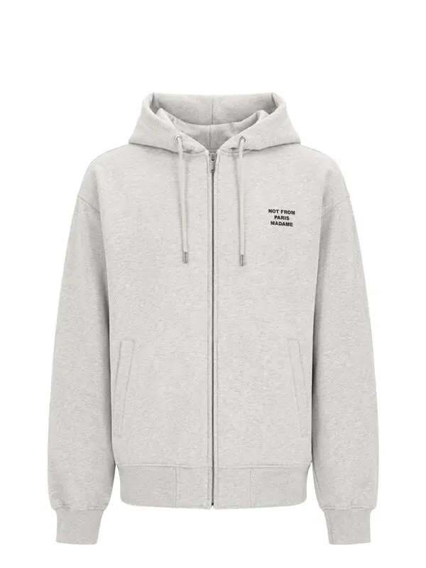 Drole De Monsieur Cotton Sweatshirt - Grey