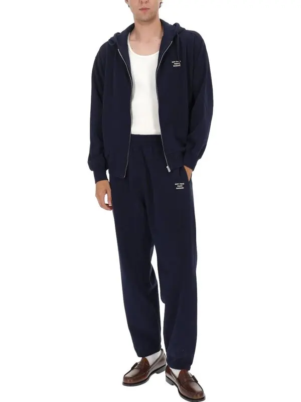 Drole De Monsieur 100% Cotton Sweatshirt - Blue