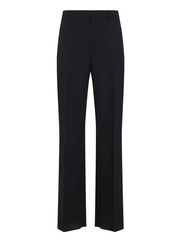 Celine Ethan Regular & Straight-leg Wool And Mohair Pants - Black