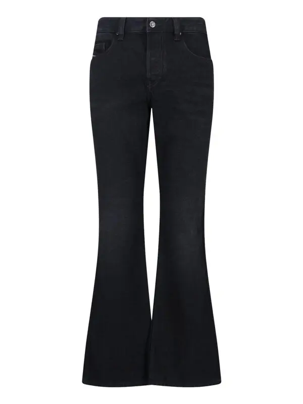 DIESEL® High-waisted Flare Jeans - Black