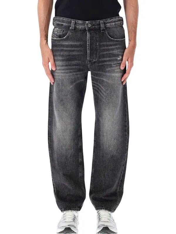 DIESEL® High-waisted Flare Jeans - Nero