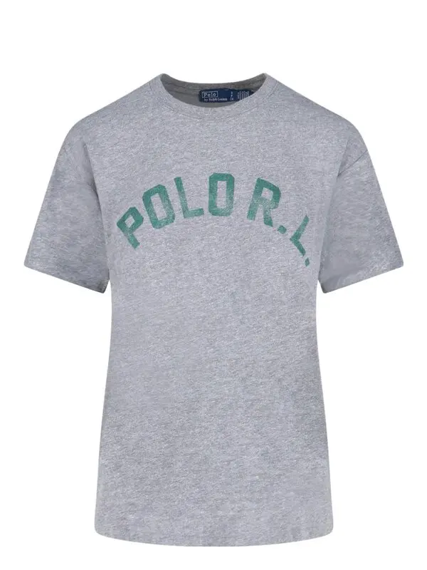 Polo Ralph Lauren Graphic Cotton Blend T-shirt - Grey