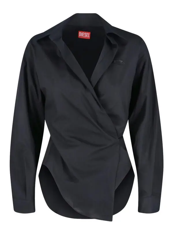 DIESEL® Stretch Cotton Shirt - Black