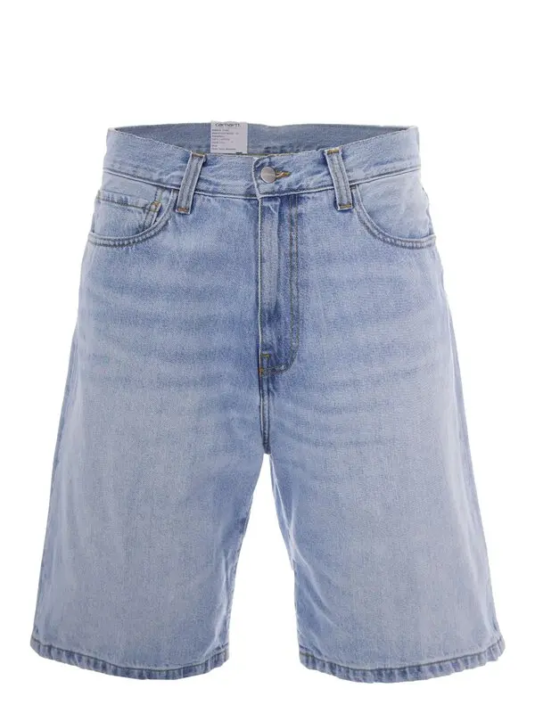 Carhartt Work In Progress Mini Denim Shorts - Blue