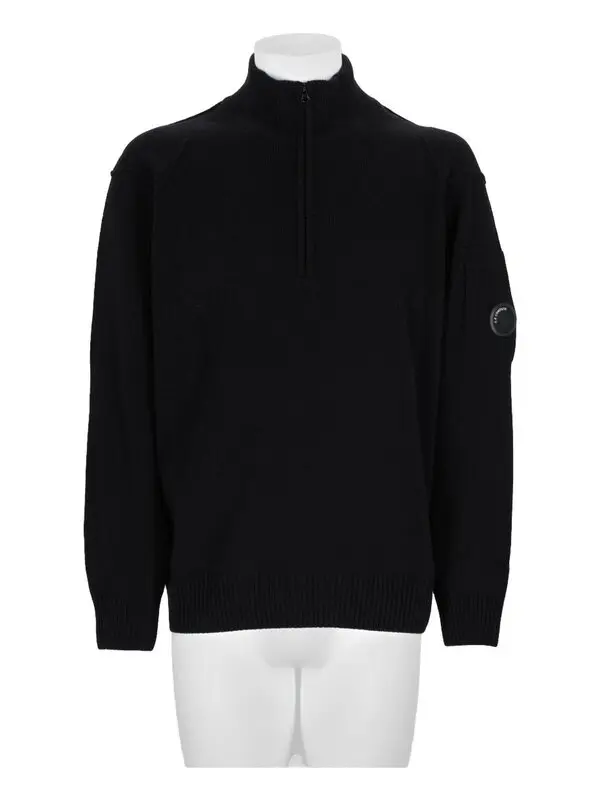 C.P. COMPANY Pullover Hoodie - Black