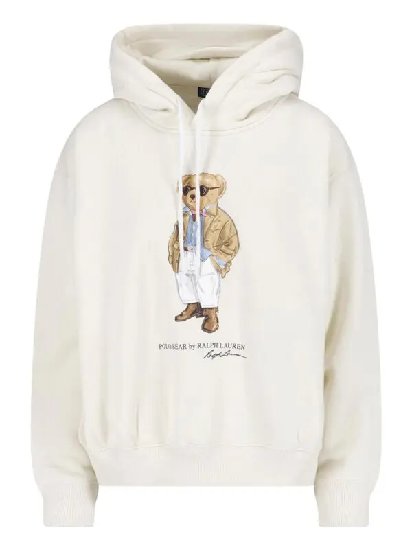 Polo Ralph Lauren Cotton Crewneck Sweater With Graphic - White