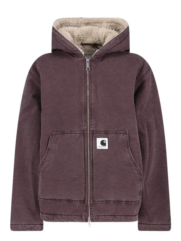 Carhartt Work In Progress Hooded Sherpa-lined Jacket - Red