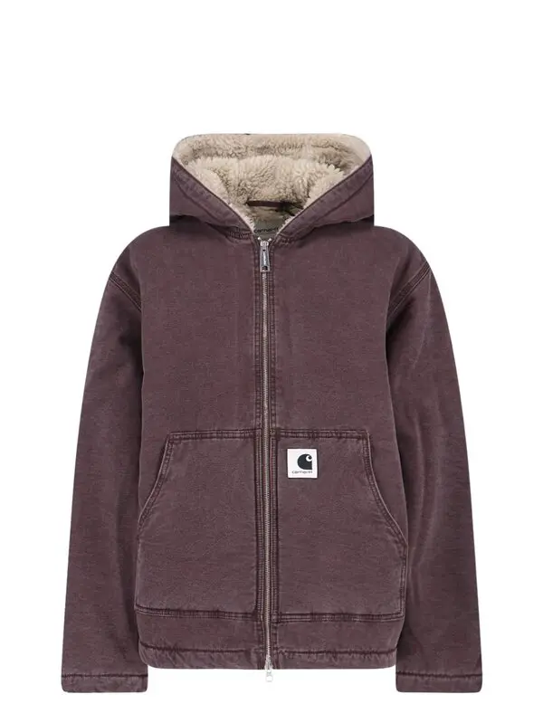Carhartt Work In Progress Hooded Sherpa-lined Jacket - Red
