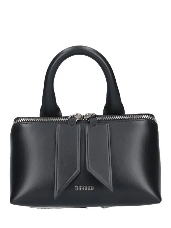 Attico Calf Leather Mini Bag - Black