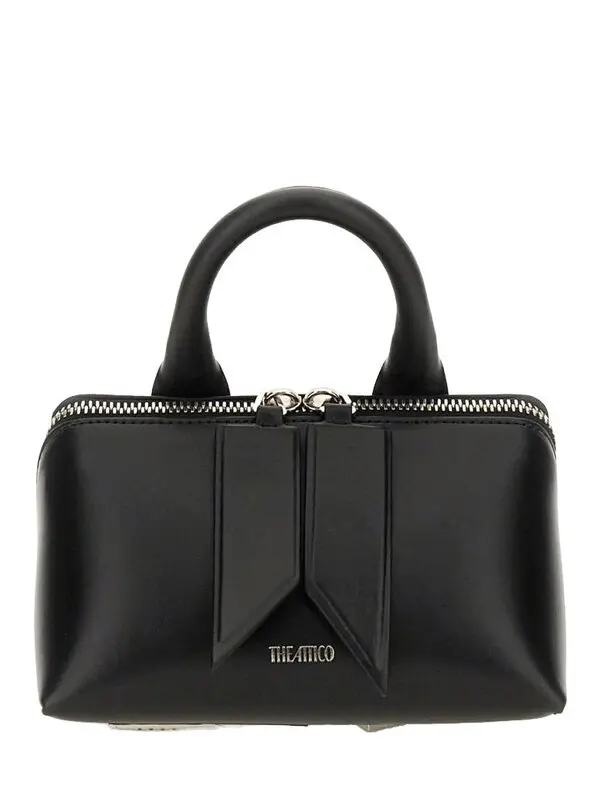 Attico Calf Leather Mini Bag - Black