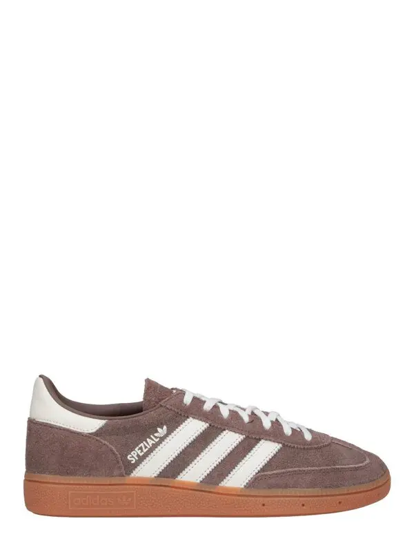 Adidas Calf Leather Lace Up Sneakers - Brown