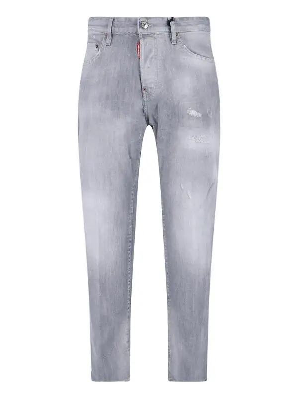 Dsquared2 Modern Stretch Cotton Jeans - Grey