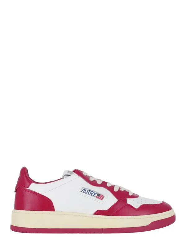 AUTRY Leather Sneakers - Red