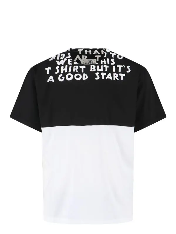 MAISON MARGIELA 100% Cotton T-shirt - White