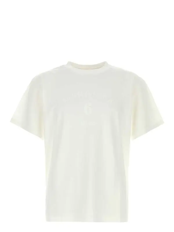 MAISON MARGIELA Graphic Long Sleeve T-shirt - White