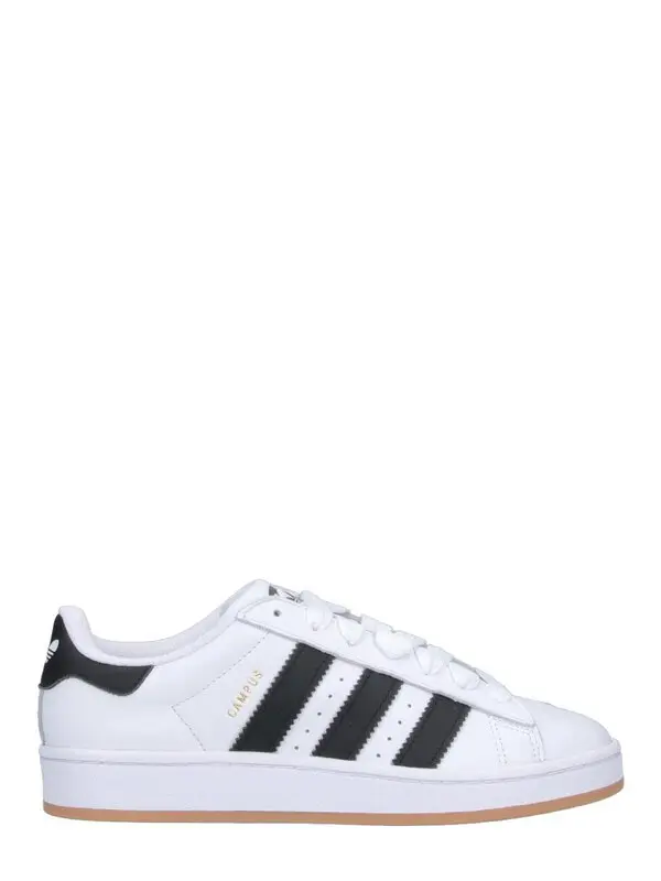Adidas Classic Leather Lace-up Sneakers - White