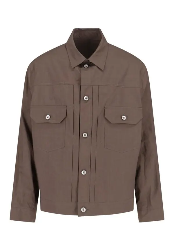 Sacai Utility Overshirt Jacket - Beige