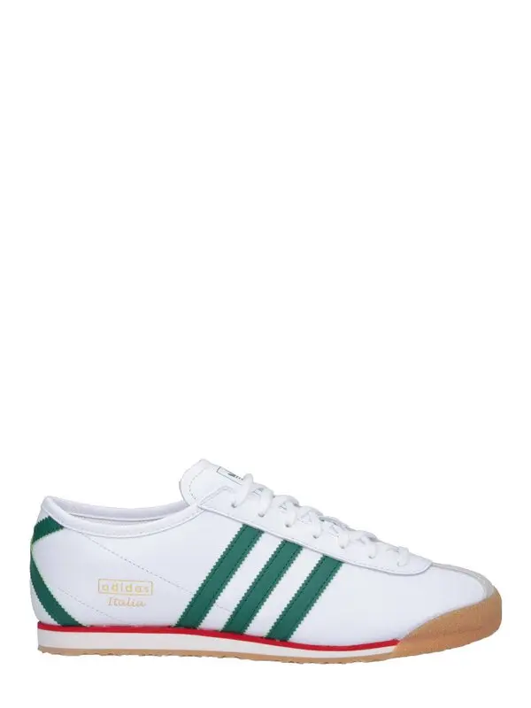 Adidas 100% Leather Lightweight Sneakers - White