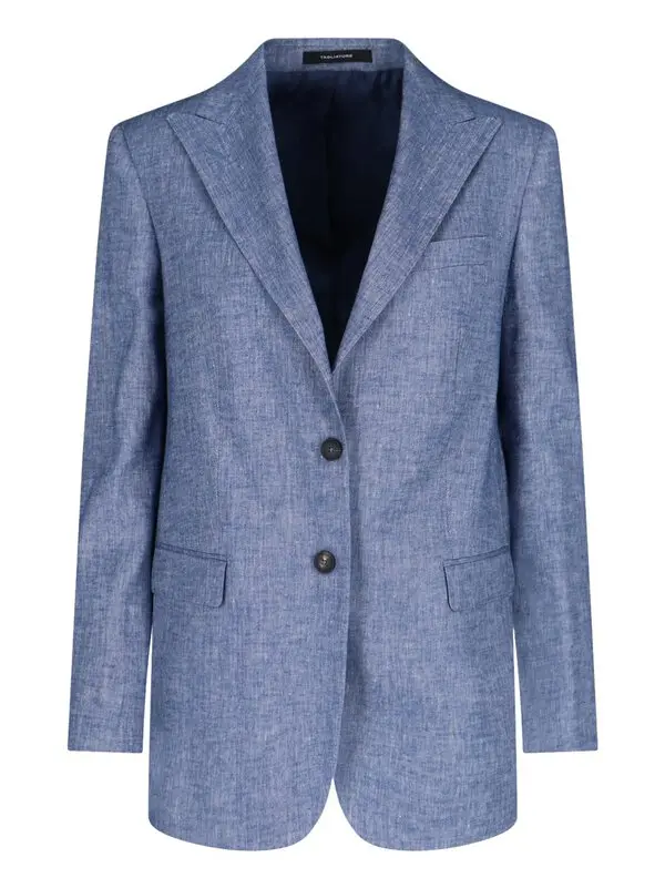 Tagliatore Single-breasted Blazer - Blue