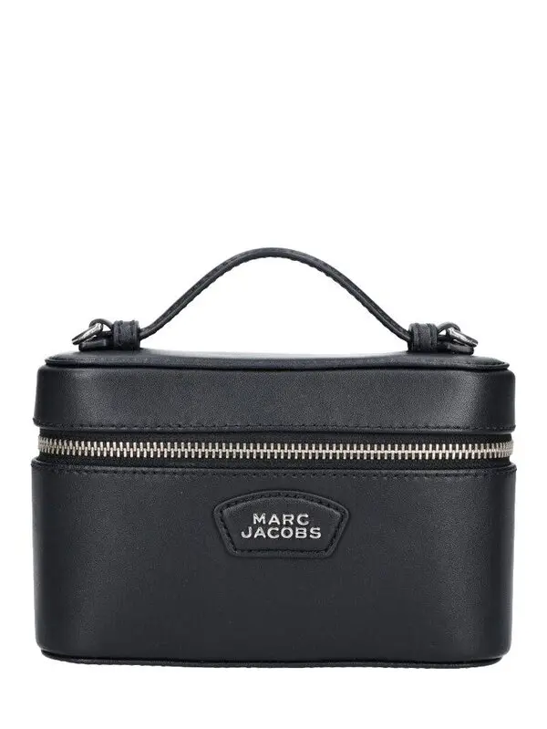Marc Jacobs Mini Leather Crossbody Handbag - Black