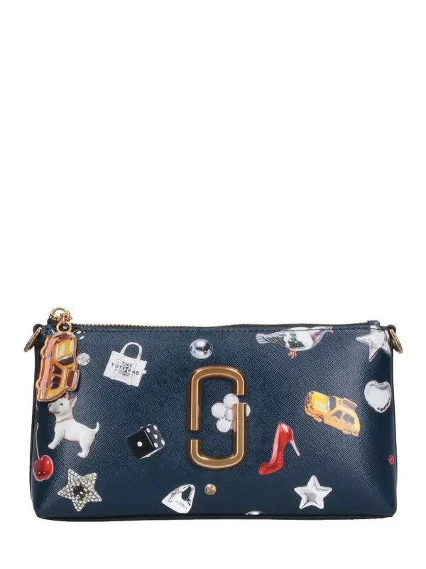 Marc Jacobs Printed Leather Mini Bag - Blue