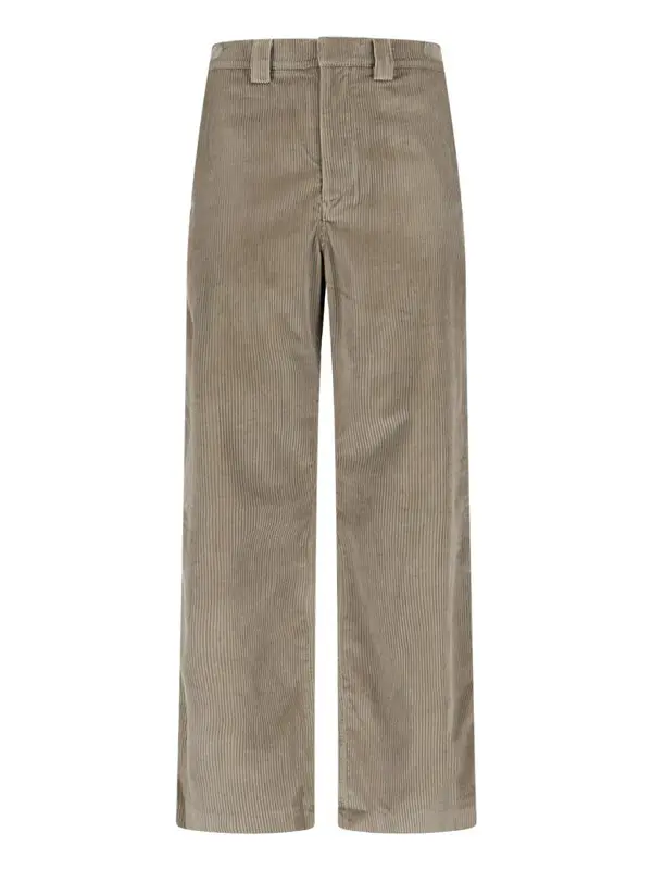 BERNER KUHL Cotton-cashmere Trousers - Grey