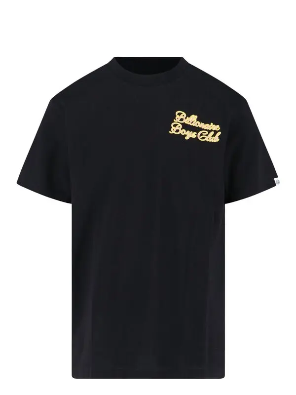 BILLIONAIRE Essential 100% Cotton Crewneck T-shirt For - Black