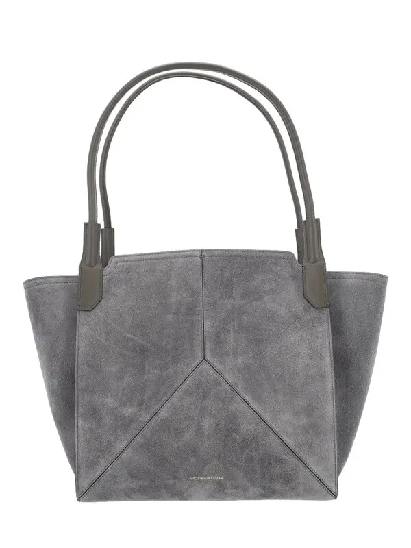 Victoria Beckham Leather Pebble Finish Tote Bag - Grey