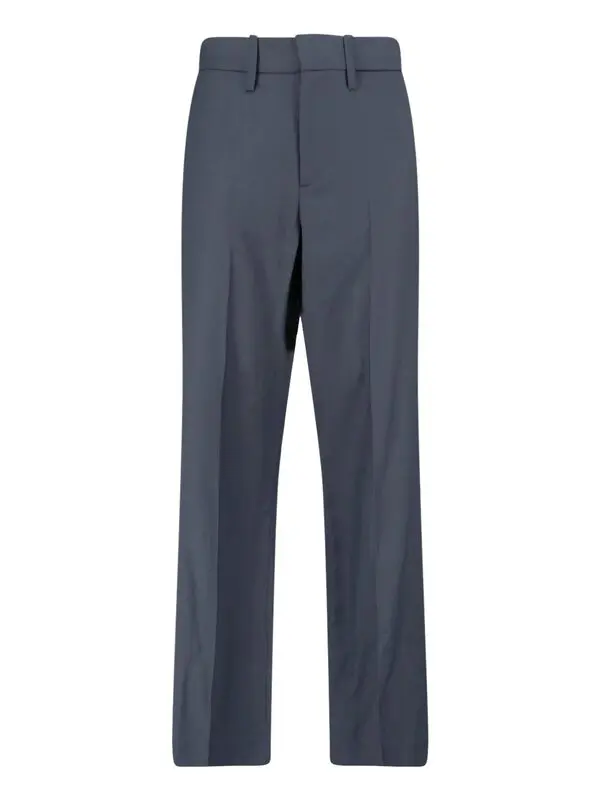 BERNER KUHL Virgin Wool Trousers - Grey