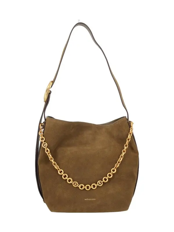 Michael Kors Shoulder Bag With Chain Strap - Green