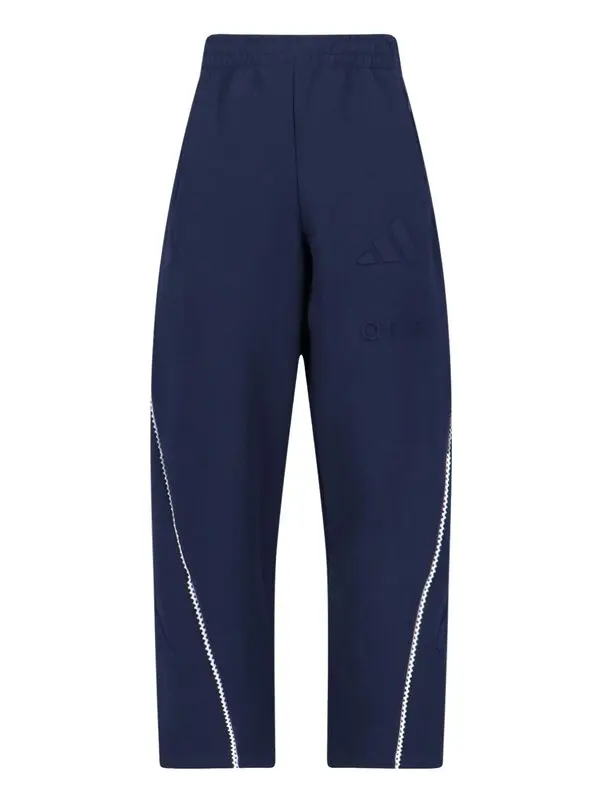Adidas Cotton Blend Trousers - Blue