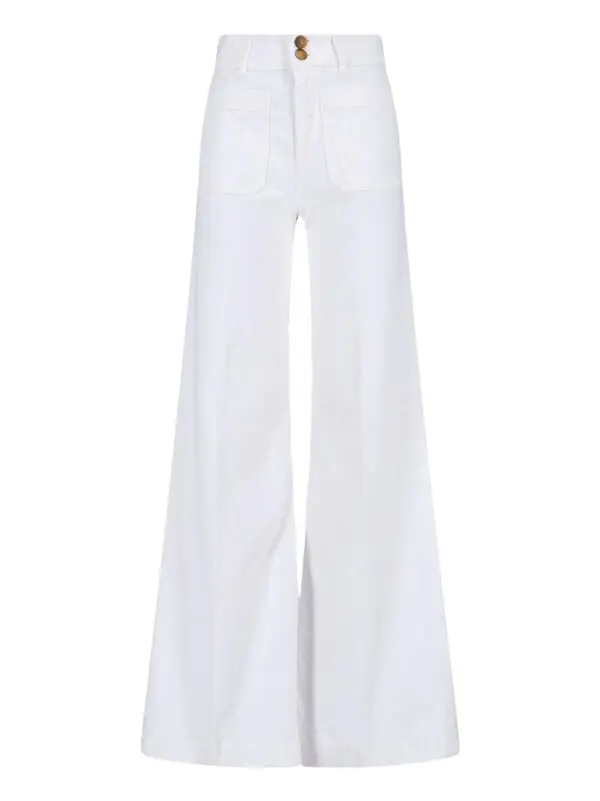 Seafarer Light Cotton-blend Stretch Jeans - White