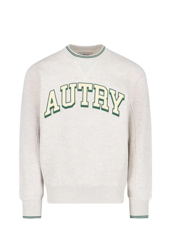 AUTRY Cotton-blend -style Sweater - Grey