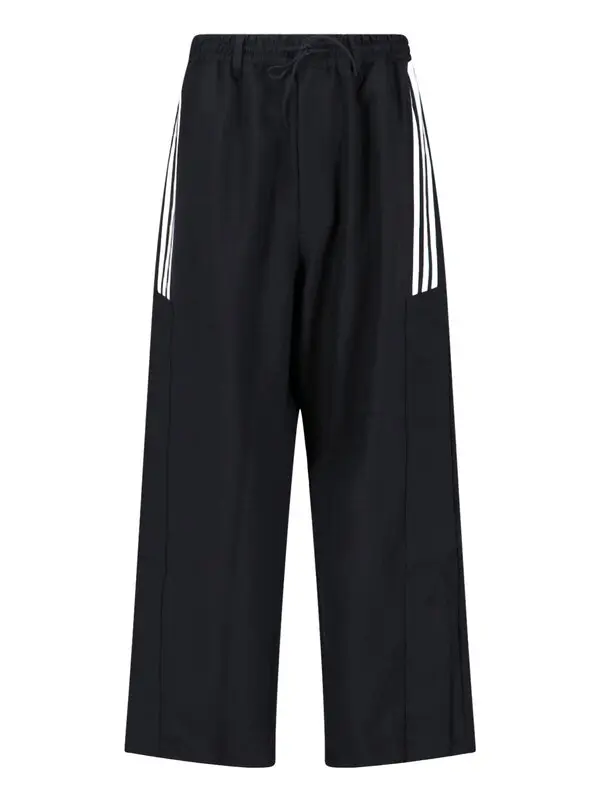 Y3 Recycled Polyester Track Pants - Black