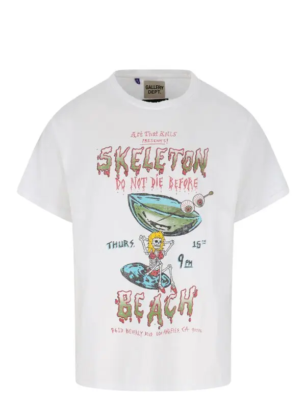 GALLERY DEPT. Lightweight 100% Cotton T-shirt - White
