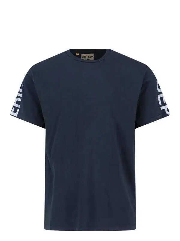 GALLERY DEPT. Washed 100% Cotton Crewneck T-shirt - Black