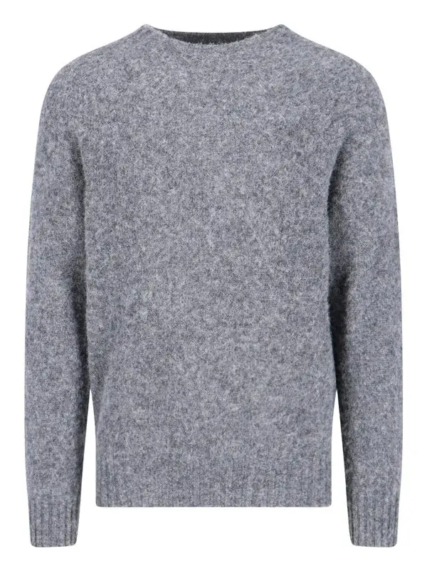Howlin' Fine Wool Crewneck Sweater - Grey