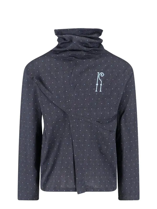 KIKO KOSTADINOV Knit Cotton Sweatshirt - Black