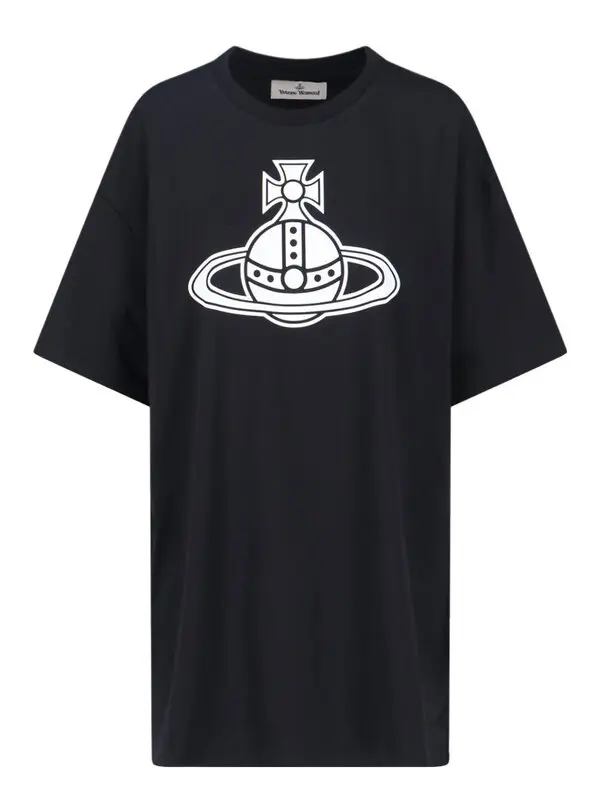 VIVIENNE WESTWOOD Logo T-shirt - Black