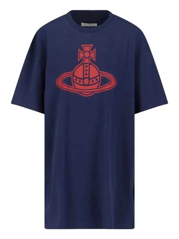 VIVIENNE WESTWOOD Logo T-shirt - Blue