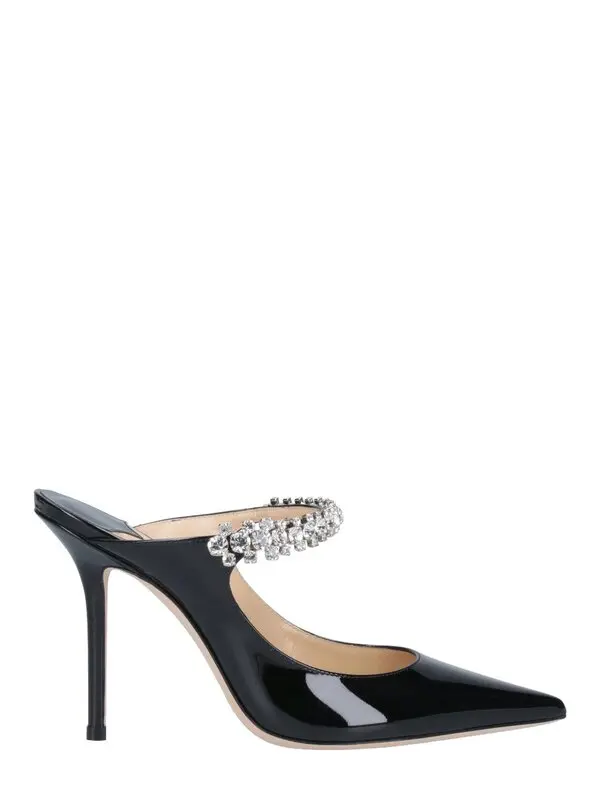 JIMMY CHOO Heeled Sandals With Embellished Strap - Black